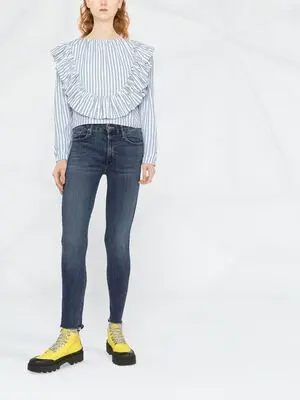 MOTHER Distressed Skinny Jeans