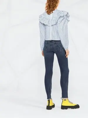 MOTHER Distressed Skinny Jeans