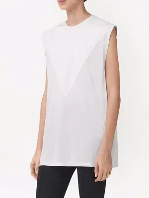 Burberry Panel Detail Sleeveless Top