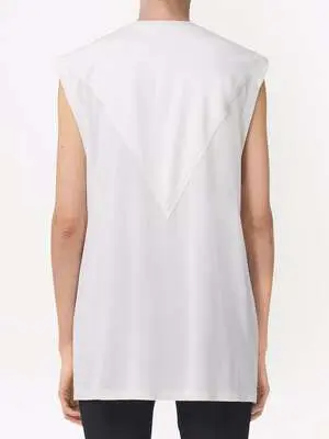 Burberry Panel Detail Sleeveless Top
