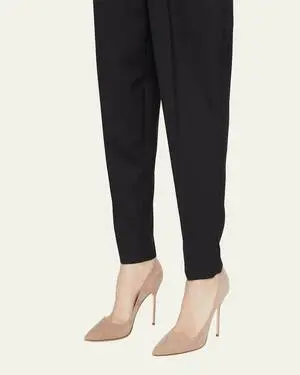 Manolo Blahnik Bb 105mm Suede Stiletto Pumps
