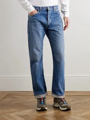 ORSLOW 105 Straight-leg Selvedge Jeans - Blue