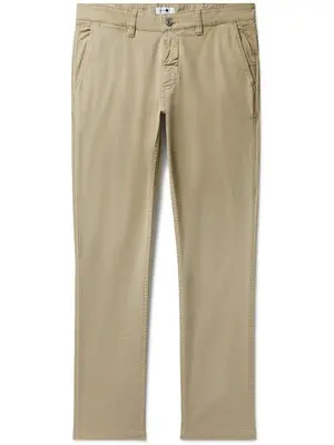 Nn07 Marco Slim-fit Cotton-blend Twill Chinos 36w 34l