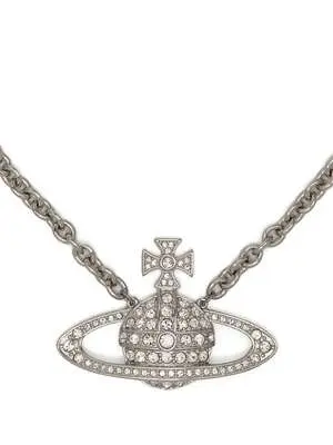 VIVIENNE WESTWOOD Bas Relief Orb-charm Necklace - Silver