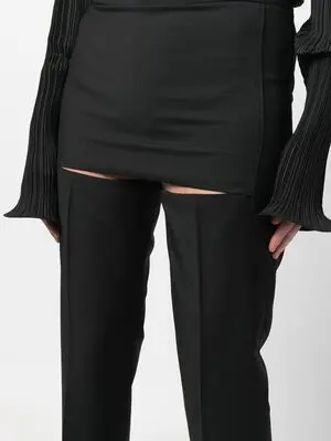 Givenchy Skirt-detail Slit Trousers