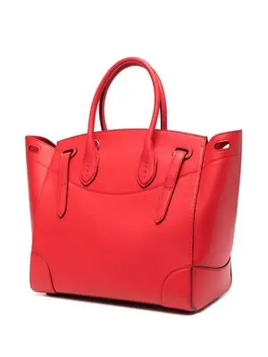 Ralph Lauren Buckle-fastening Panelled Tote - Red