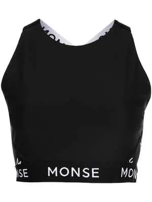 Monse Logo-print Performance Top - Black