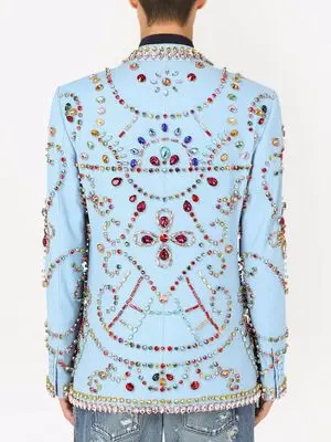 Dolce & Gabbana Embellished Double-breasted Blazer