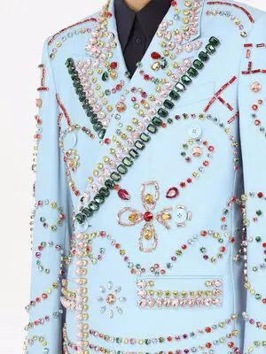 Dolce & Gabbana Embellished Double-breasted Blazer