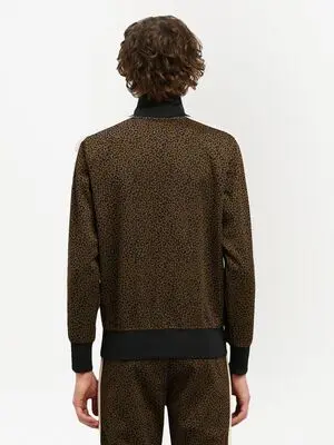 Palm Angels Leopard-print Track Jacket - Black