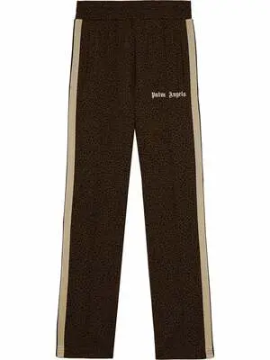 Palm Angels Leopard-jacquard Track Pants