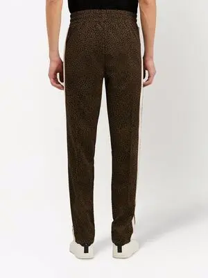Palm Angels Leopard-jacquard Track Pants
