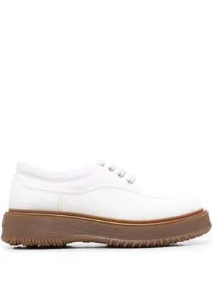 Hogan Brogues With Chunky Rubber Sole - White
