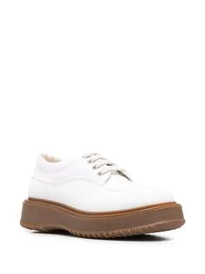 Hogan Brogues With Chunky Rubber Sole - White