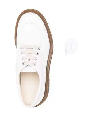 Hogan Brogues With Chunky Rubber Sole - White