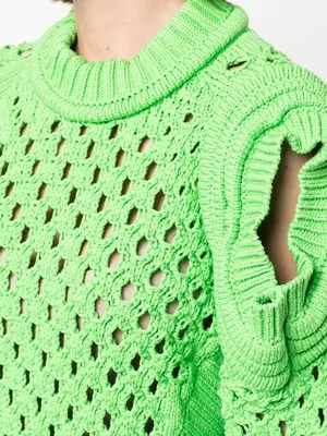 Stella McCartney Textured Mesh Jumper