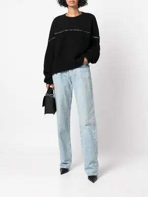 Amiri High-rise Straight-leg Jeans - Blue