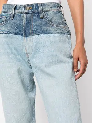 Amiri High-rise Straight-leg Jeans - Blue