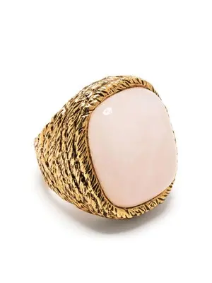 AURÉLIE BIDERMANN Plated Quartz Ring - Gold