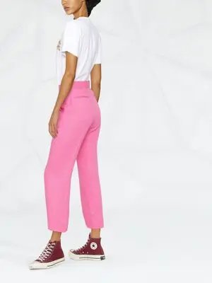 MSGM Cropped Tailored Trousers