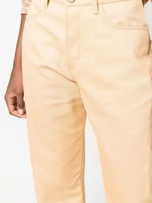 JIL SANDER High-waisted Tapered Jeans - Neutrals