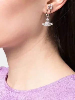 VIVIENNE WESTWOOD Safety Pin Detail Earrings