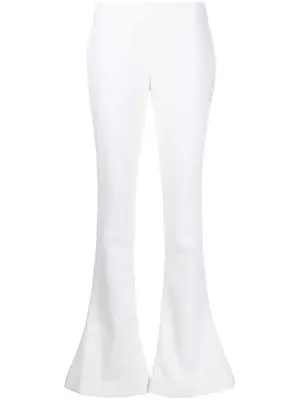 Balmain Flared Tailored Trousers - White