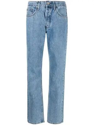 ANINE BING High-waisted Straight-leg Jeans