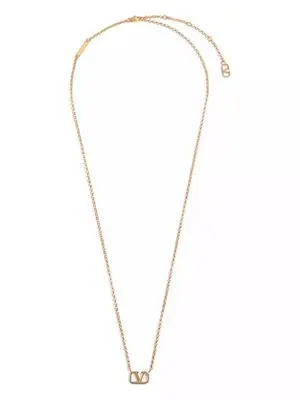 Valentino Garavani Vlogo Signature Necklace - Gold