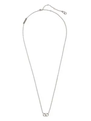 Valentino Garavani Vlogo Signature Necklace - Silver