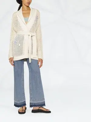 CANESSA Open-knit Cardigan