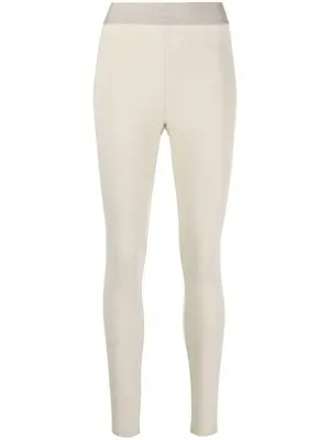 Fear Of God Logo-waistband Leggings - Neutrals