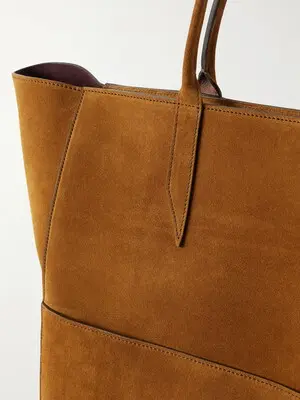 METIER Incognito 42 Cabas Suede Tote - Brown
