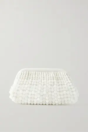 Cult Gaia Nia Embellished Leather Clutch