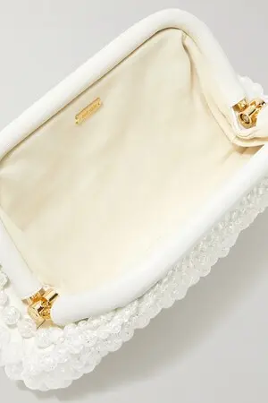 Cult Gaia Nia Embellished Leather Clutch