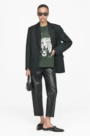 ANINE BING Tiger Tee Forest