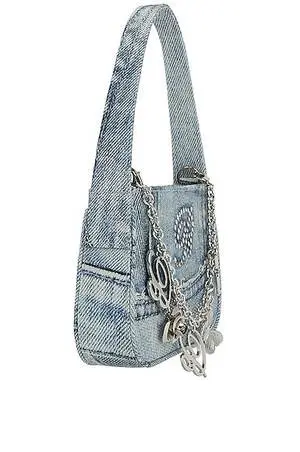 Blumarine Denim Bag In Blue