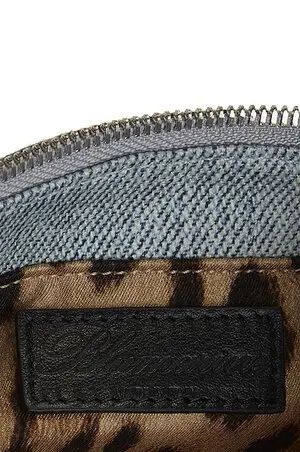 Blumarine Denim Bag In Blue