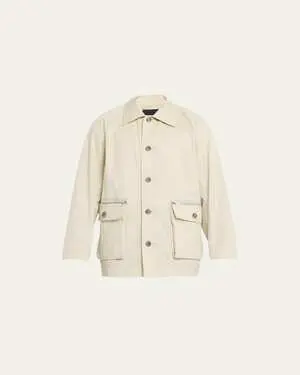 3.1 Phillip Lim 3.1 Phillip Lim Twill Chore Coat - Sand