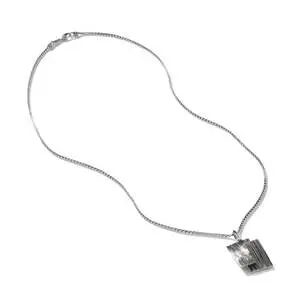 John Hardy Bamboo Striated Pendant Necklace