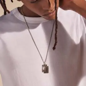 John Hardy Bamboo Striated Pendant Necklace
