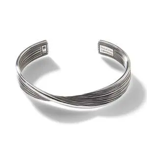 John Hardy Bamboo Cuff Slim - Sterling Silver