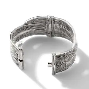 John Hardy Bamboo Hinged Bangle Wide