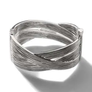 John Hardy Bamboo Hinged Bangle Wide