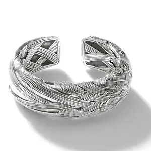 John Hardy Bamboo Woven Kick Cuff - Multicolor