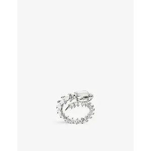 SHAUN LEANE Serpent Trace Sterling Wrap Ring - Silver