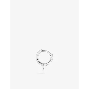 THOMAS SABO Sterling Silver Heart Pendant Hoop Earring