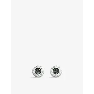 THOMAS SABO Logo-engraved Stud Earrings - Black