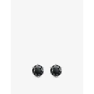 THOMAS SABO Sterling Silver And Cubic Zirconia Stud Earrings - Black