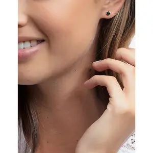 THOMAS SABO Sterling Silver And Cubic Zirconia Stud Earrings